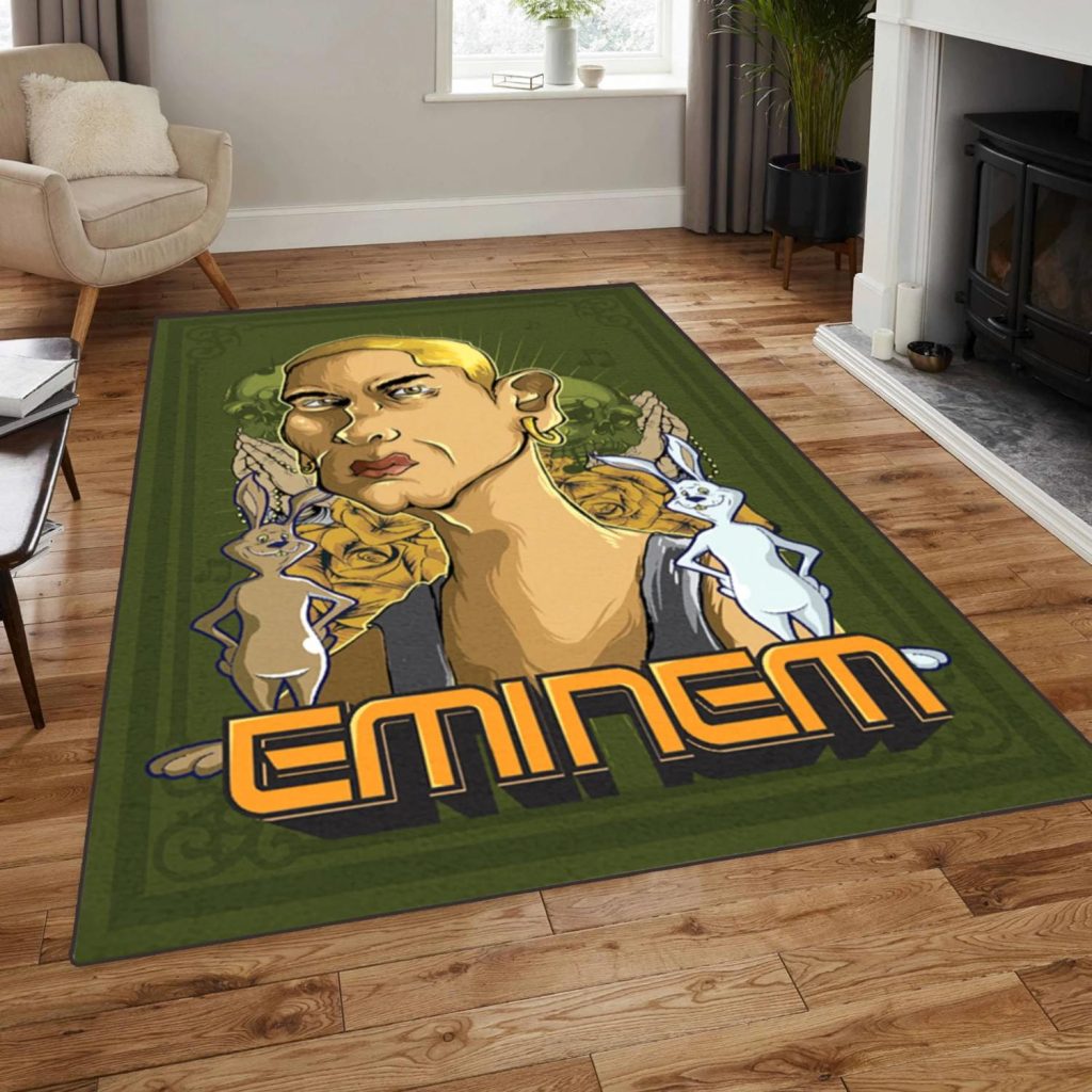 Eminem Slim Shady Rabbits Rug,Hip Hop Rug