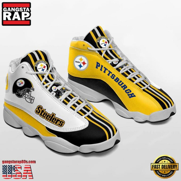Pittsburgh Steelers Football NFL Air Jordan 13 Shoes