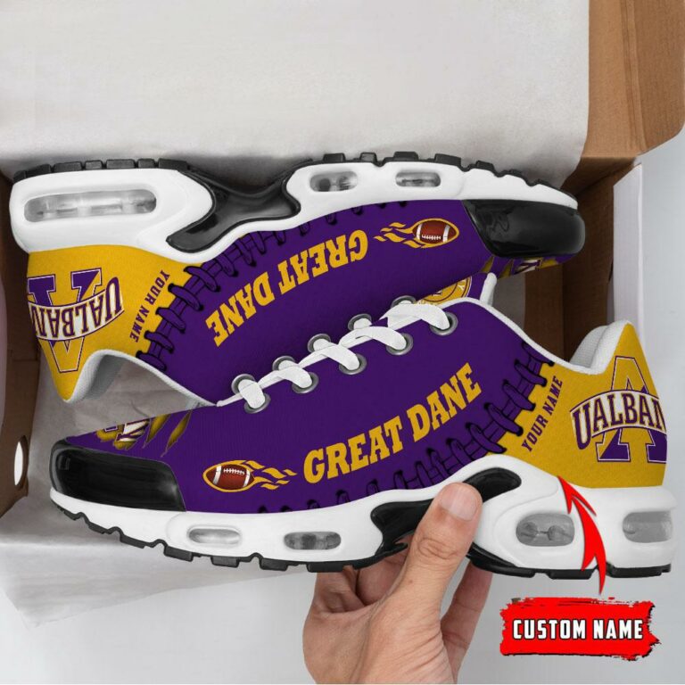 NCAA Albany Great Danes Football Custom New Design Air Max Plus Shoes ...