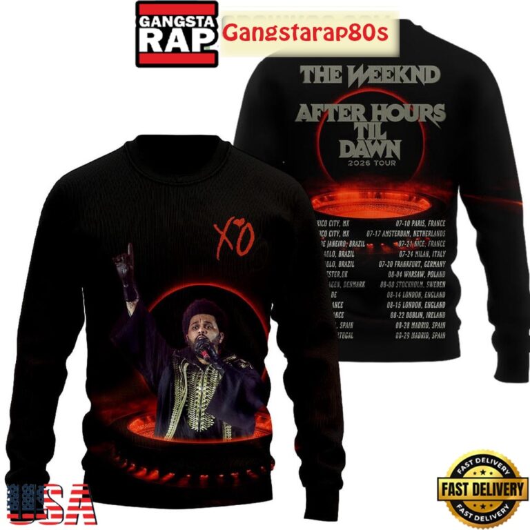 The Weeknd After Hours Til Dawn 2026 Tour Special Edition Sweatshirt