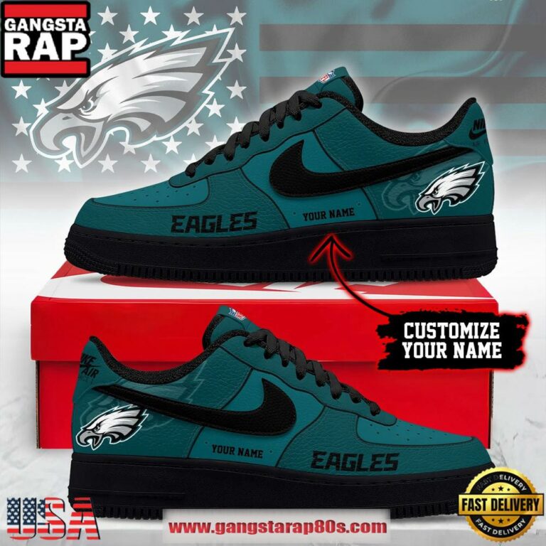 NFL Philadelphia Eagles Logo Team Limited Edition New Design Custom Air ...