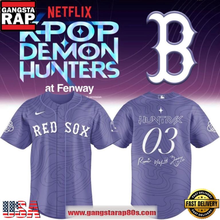Boston Red Sox x K-Pop Demon Hunters Night 2026 Custom Baseball Jersey