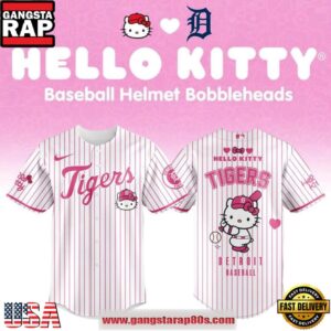 Detroit Tigers x Hello Kitty Night 2026 Exclusive Baseball Jersey